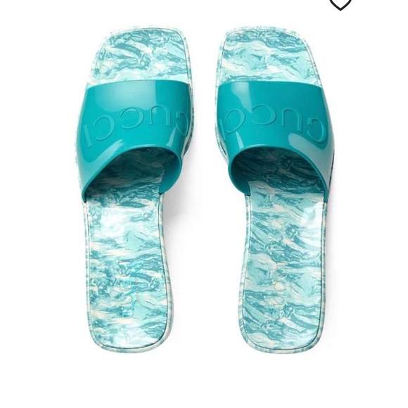 Gucci | Shoes | Gucci Marble Sole Logoembellished Sandals | Poshmark